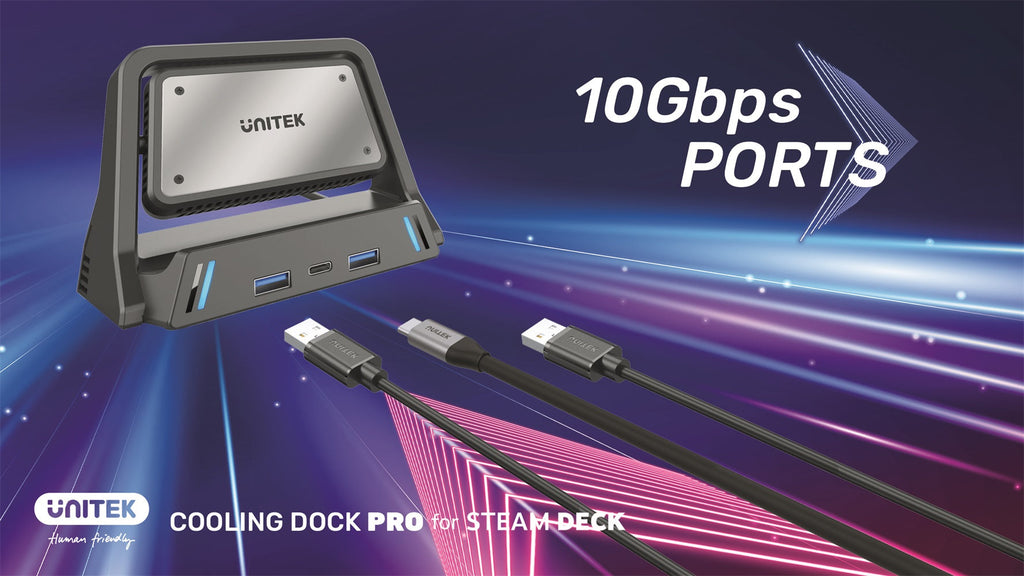 Keep Your Steam Deck Cool with Unitek Cooler Dock Pro | UNITEK