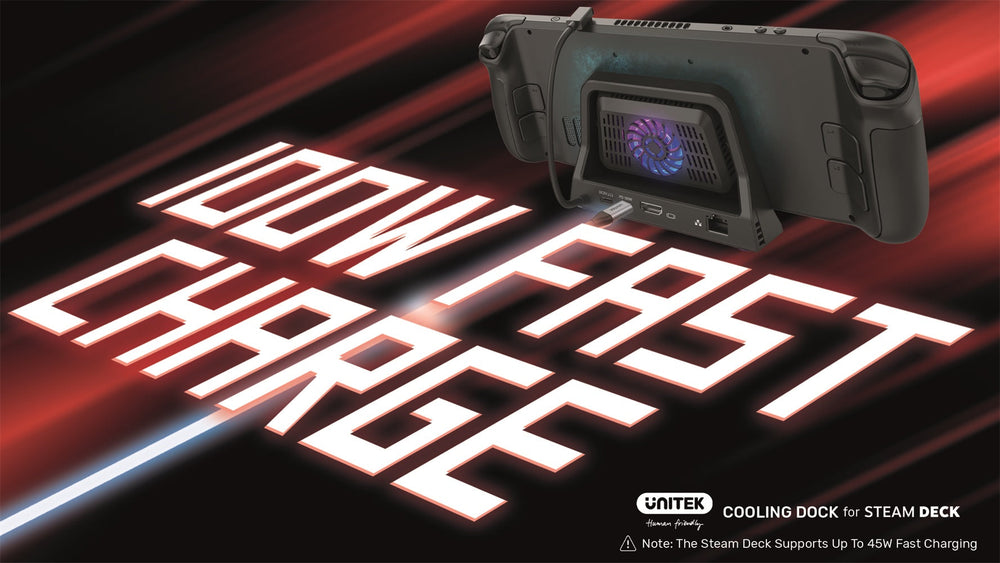 Unitek Cooling Dock Pro: New dock for the Steam Deck | UNITEK