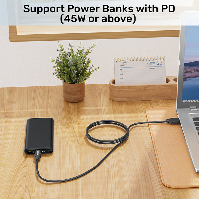 65W USB-C to 11x4.5mm DC Cable for Lenovo Laptop | UNITEK