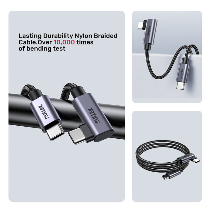 100W USB-C Cable 90 Degree