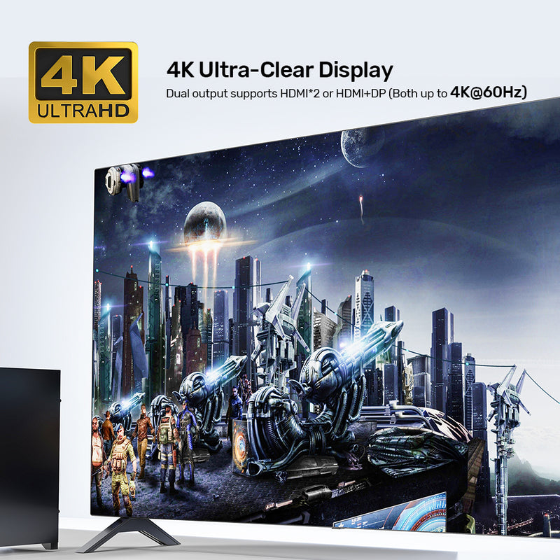 Universal Dual 4K KVM Docking Station | UNITEK