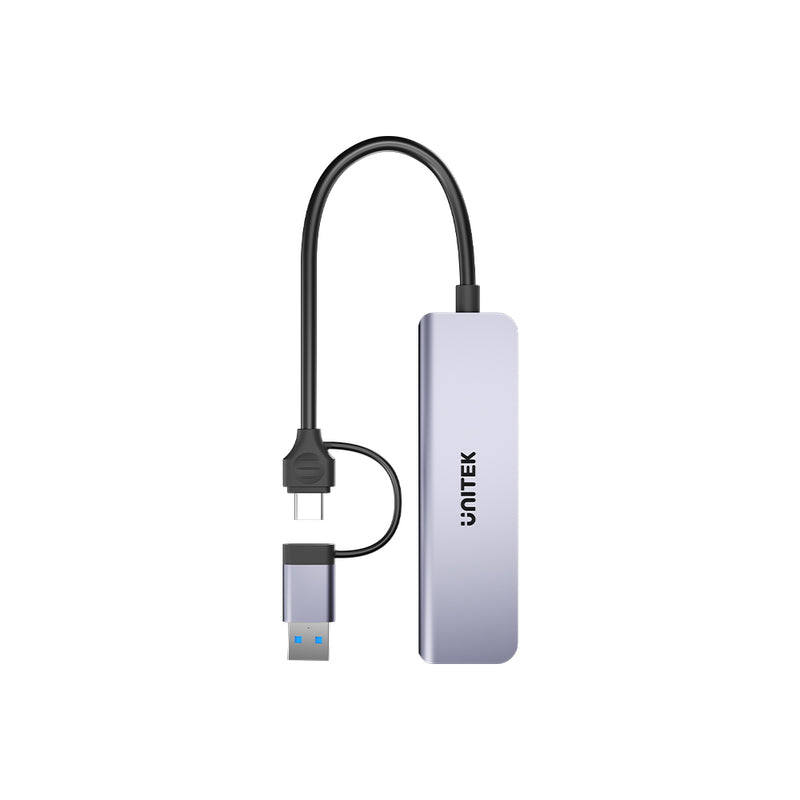 uHUB P5+ 5-in-1 USB 5Gbps Hub with SD and Micro SD Card Reader | UNITEK