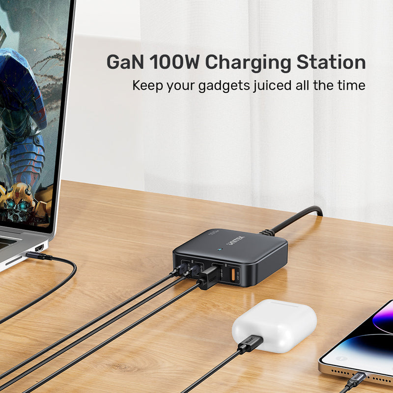 100W Desktop GaN Charging Station | UNITEK