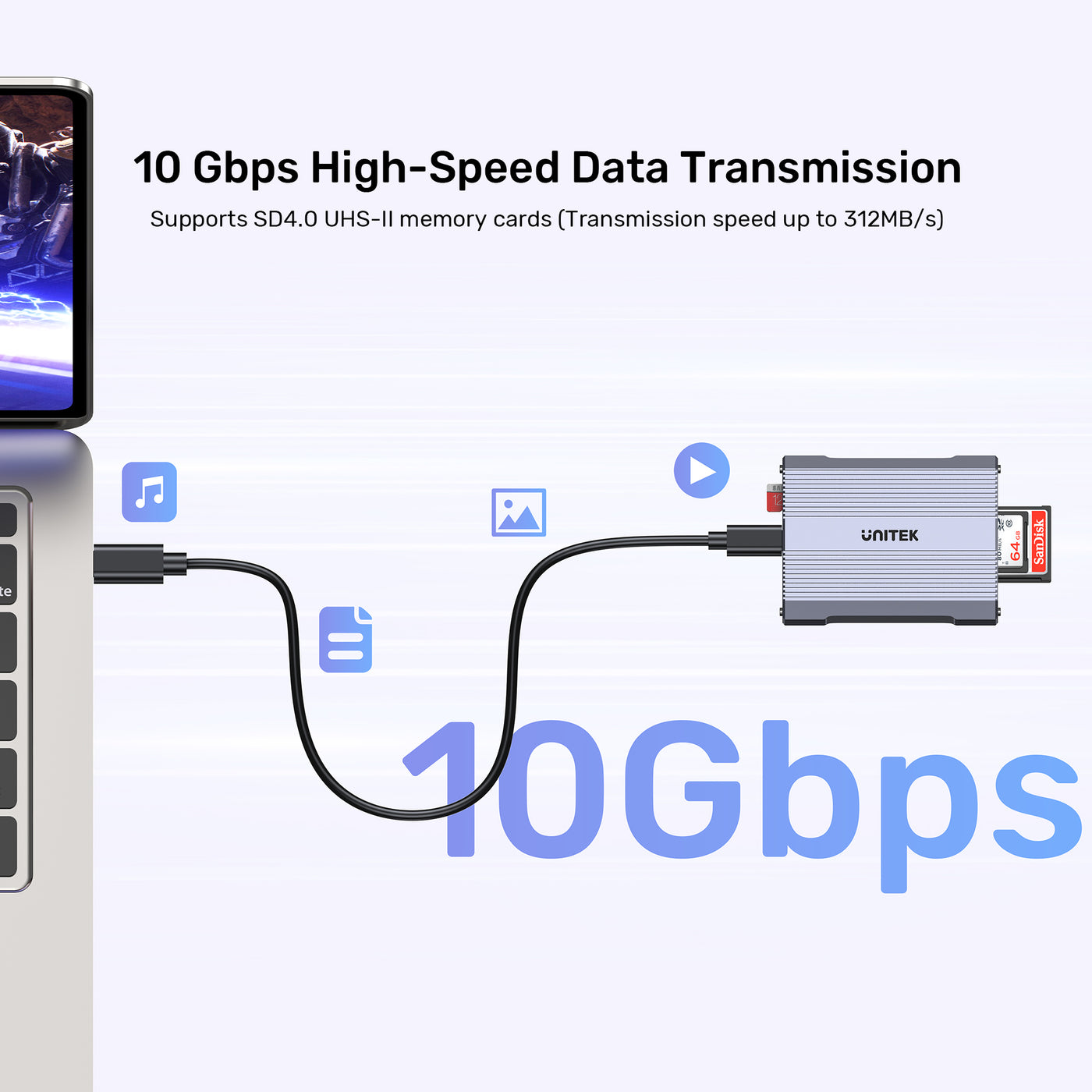 CF Express Type B Multi Card Reader with Hub