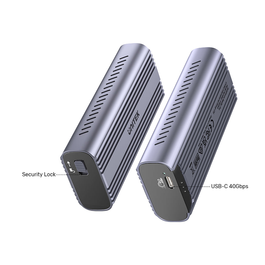 SolidForce Reefer Pro USB 40Gbps to M.2 SSD (PCIe/NVMe) Enclosure