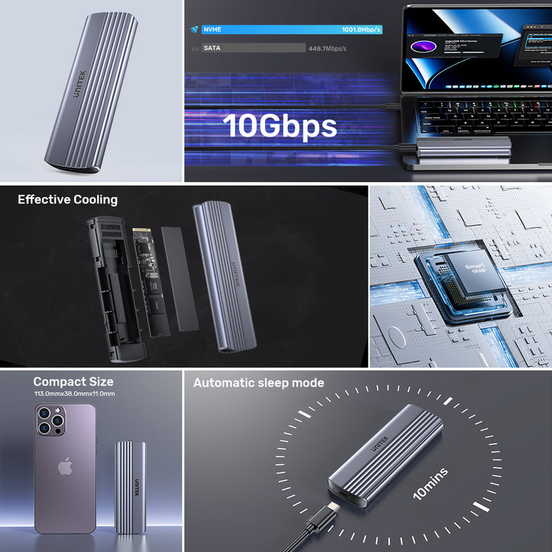 M.2 PCIe NVME SSD Enclosure | UNITEK
