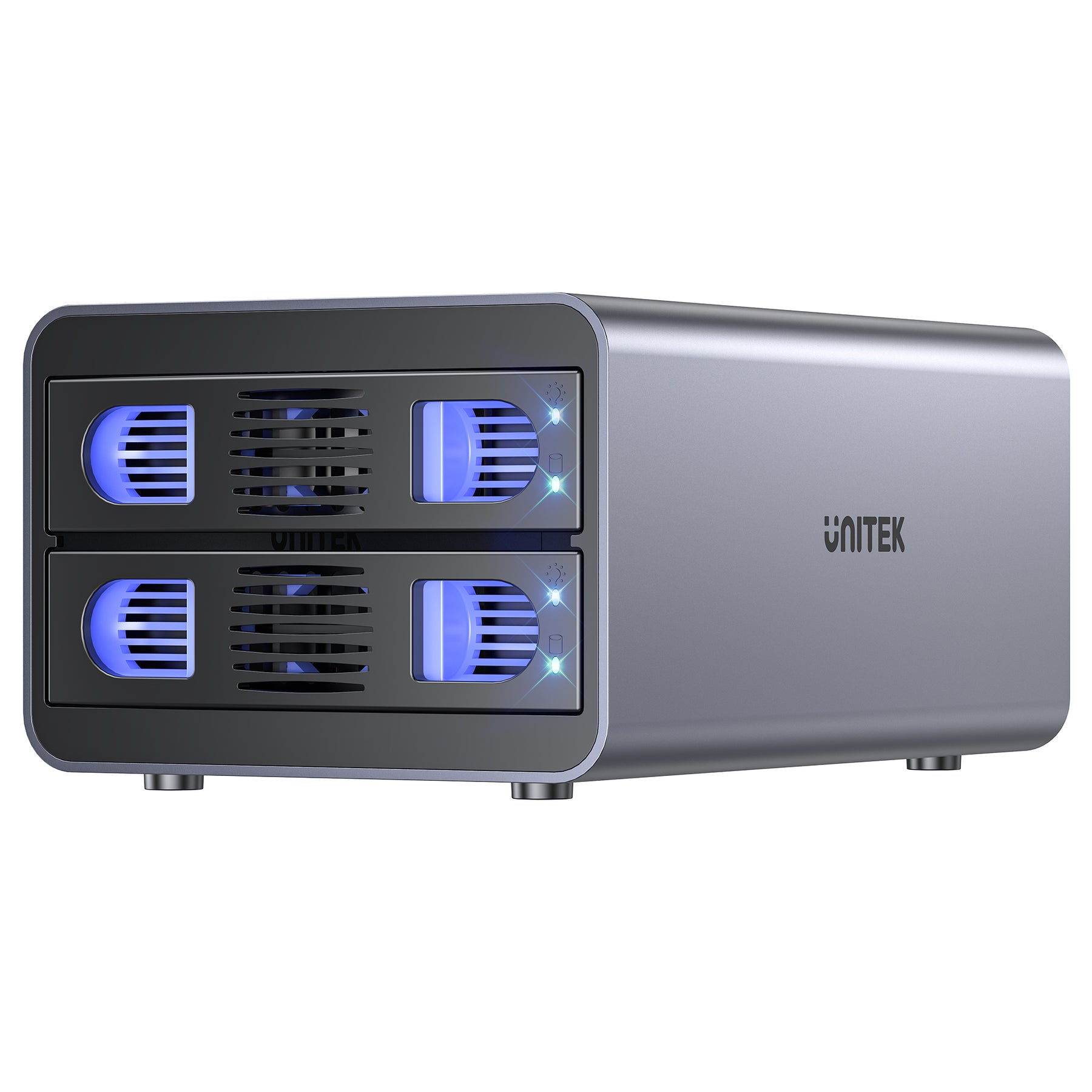 2 Bay RAID External Hard Drive Enclosure | UNITEK