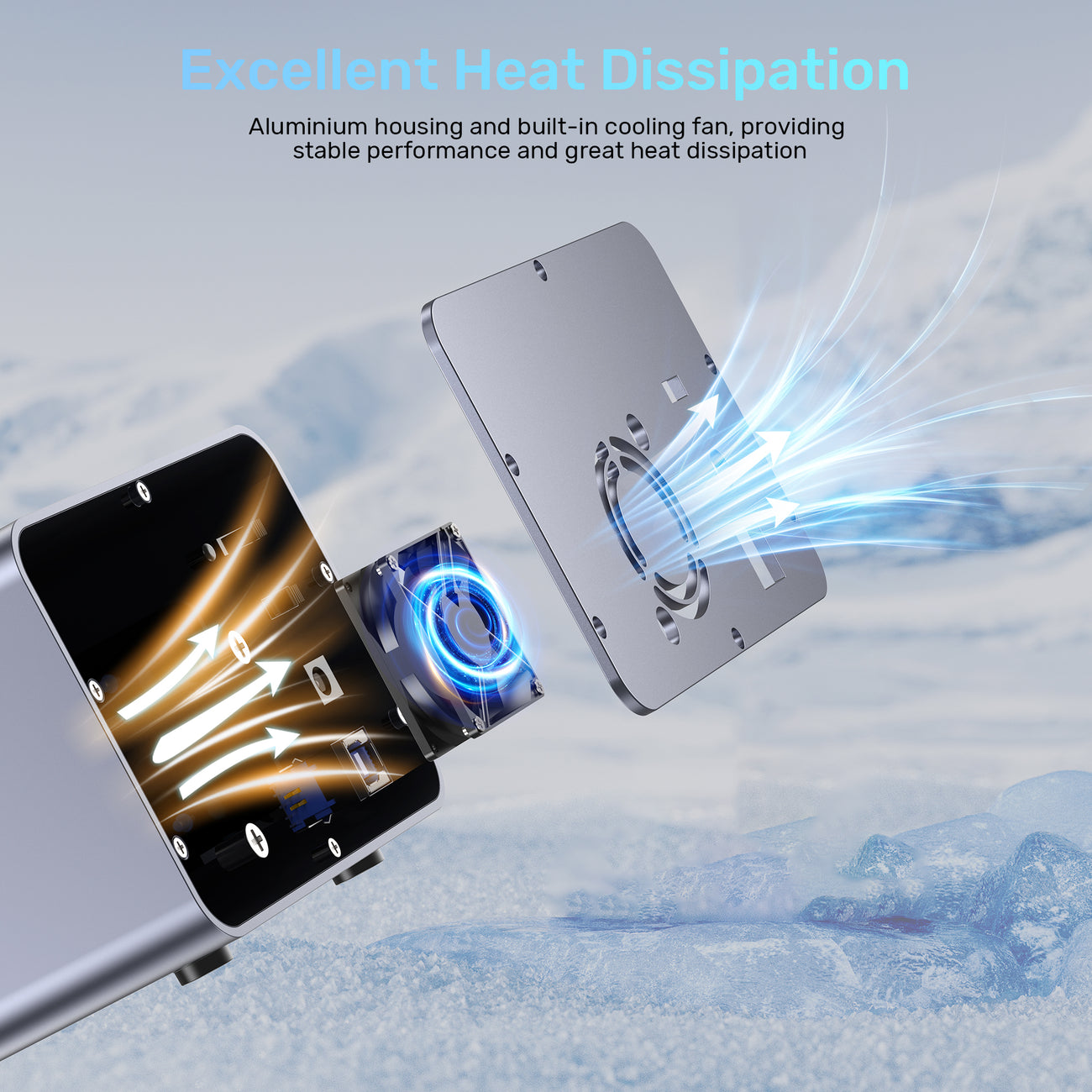 2 Bay USB-C RAID External Hard Drive Enclosure | UNITEK