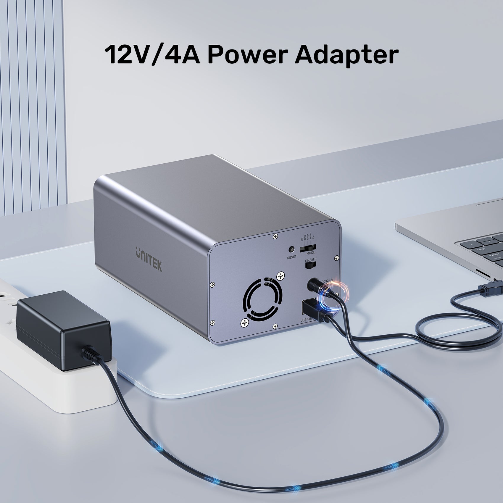 2 Bay USB-C RAID External Hard Drive Enclosure