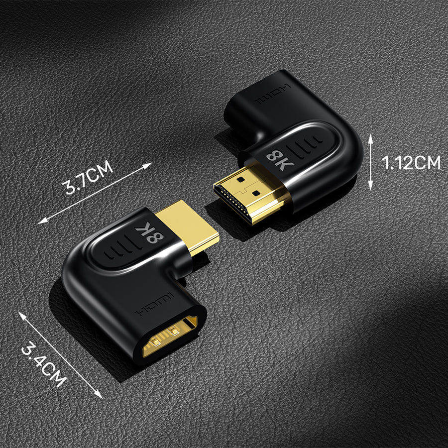 8K HDMI 90 and 270 Degree Vertical Flat Adapter | UNITEK
