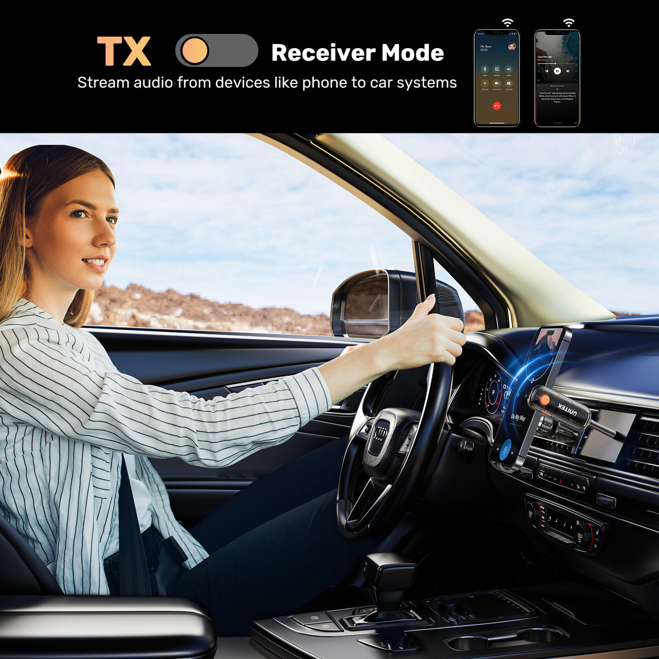 2-in-1 Bluetooth Transmitter Receiver | UNITEK