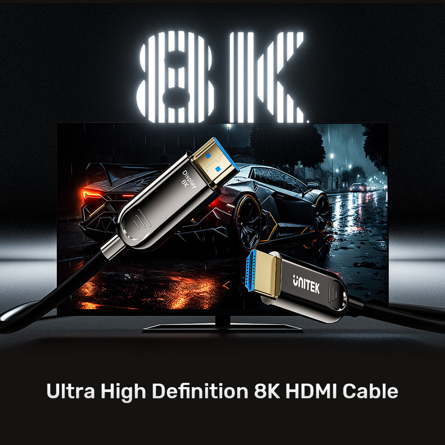 Fiber Optic 8K HDMI Cable | UNITEK