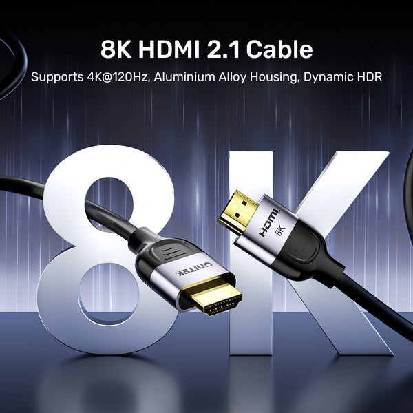 Gaming 8K@60Hz HDMI 2.1 Cable | UNITEK