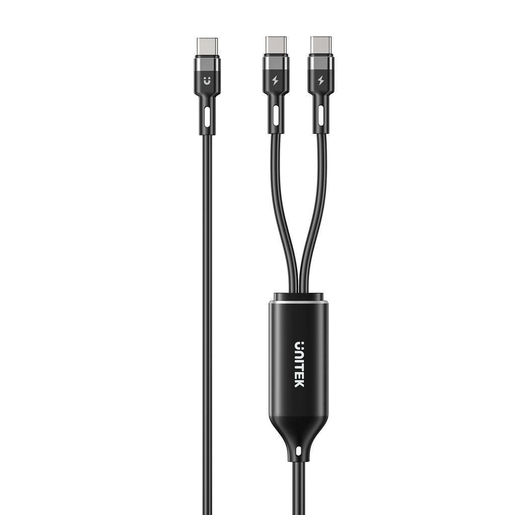 PD100W 2-in-1 USB-C Cable | UNITEK