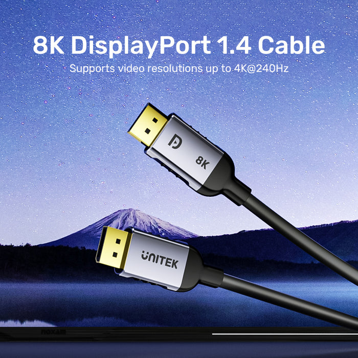 8K DisplayPort 1.4 Cable | UNITEK