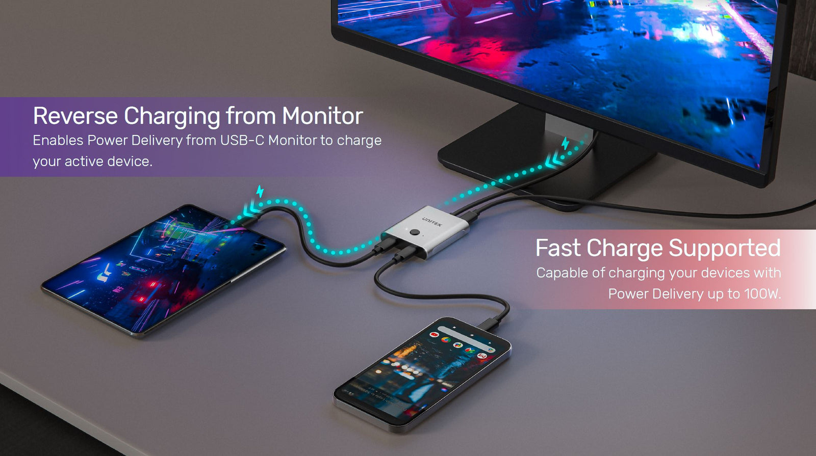 USB-C Bidirectional Switch | UNITEK