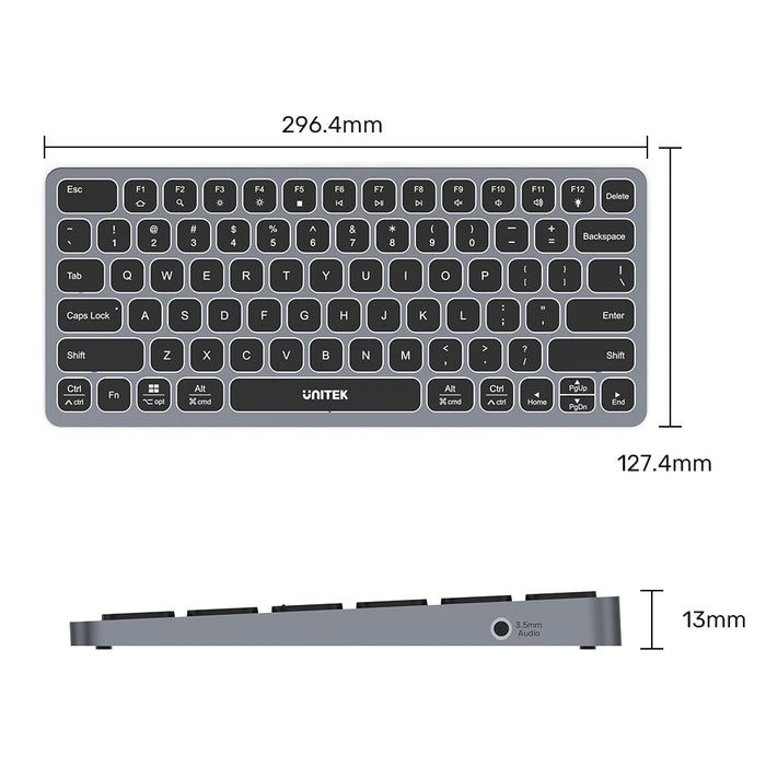 9-in-1 USB-C Keyboard Hub | UNITEK