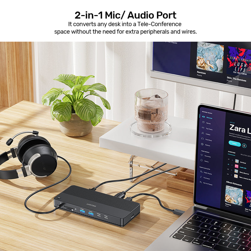 Universal Dual 4K KVM Docking Station | UNITEK