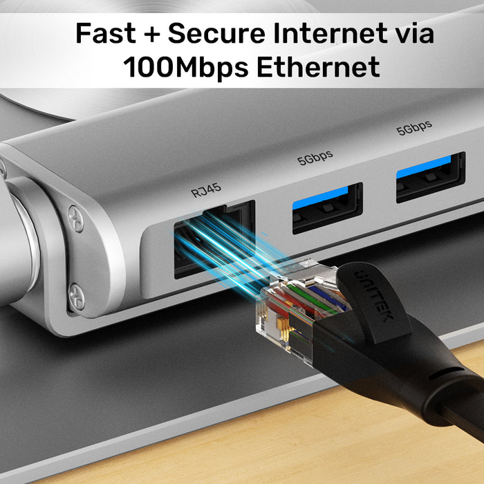 Laptop Stand with Detachable USB-C Hub | UNITEK