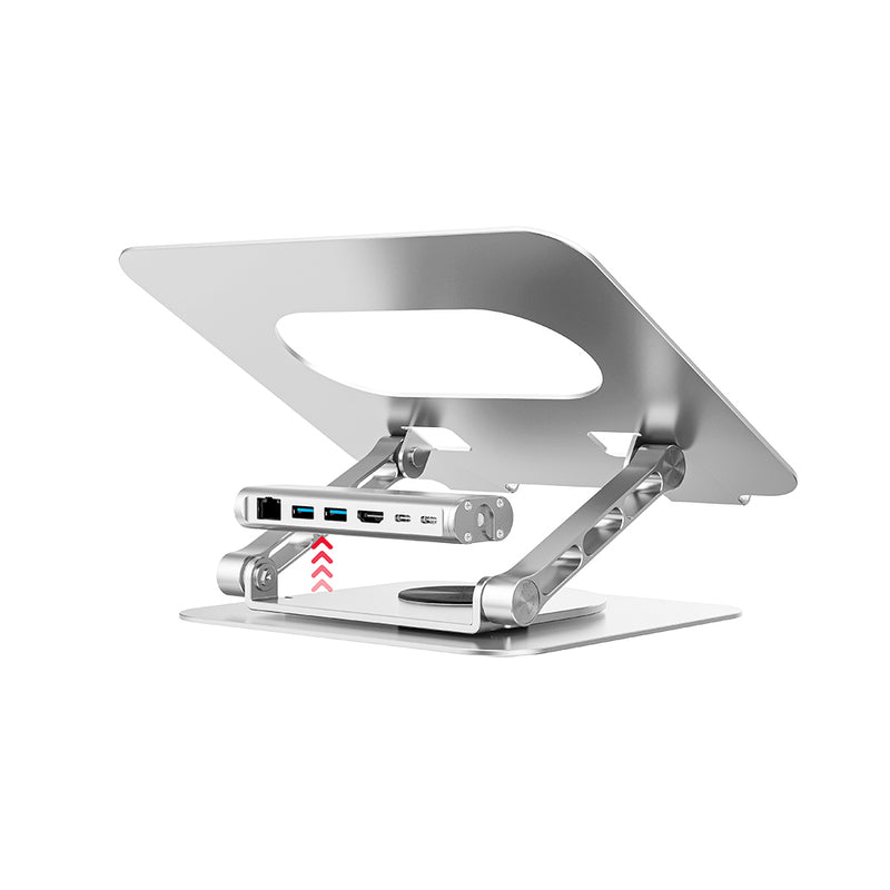 Laptop Stand with Detachable USB-C Hub | UNITEK