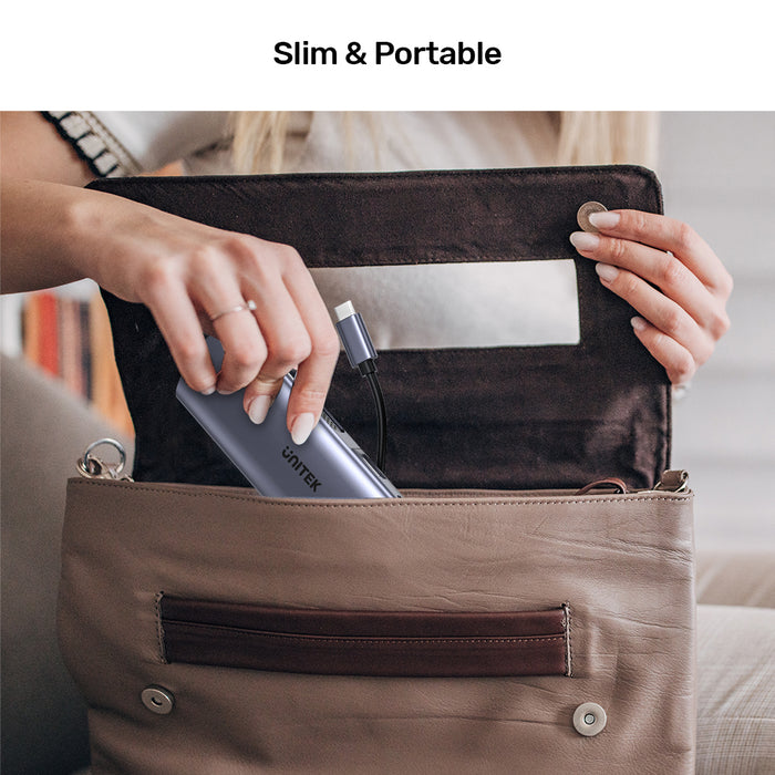 9-in-1 USB-C Hub with Dual Display,Dual Card Reader and 100W PD|UNITEK