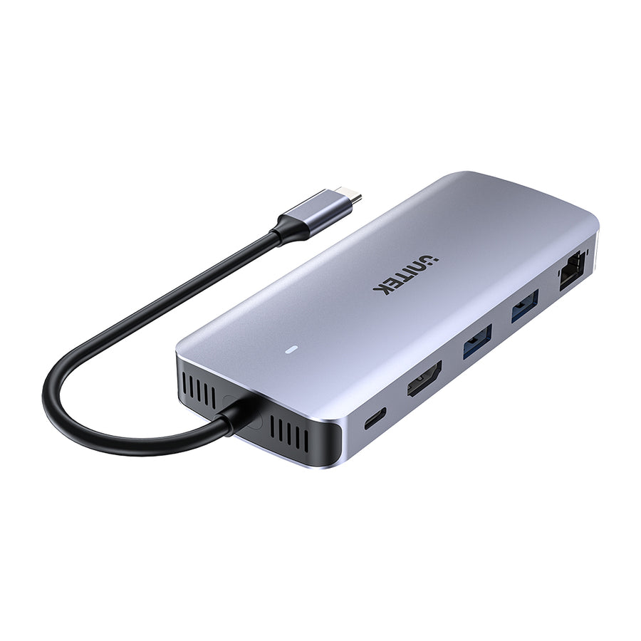 6-in-1 USB-C Hub with M.2 SSD Enclosure | UNITEK