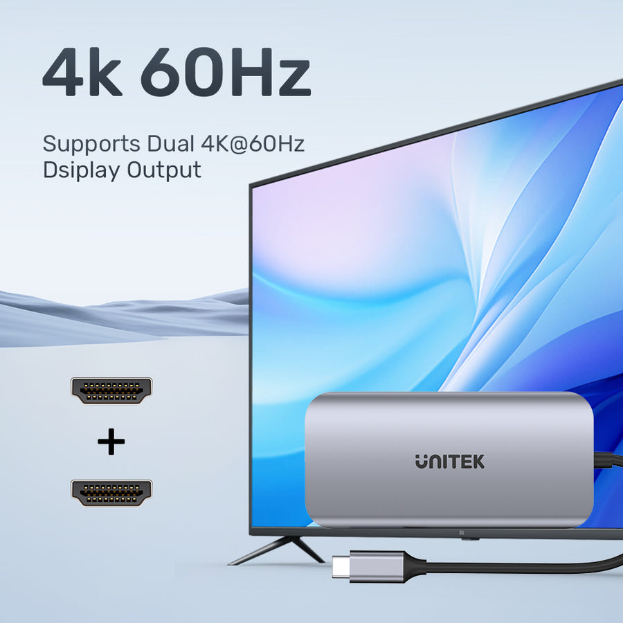 8-in-1 USB-C Hub | UNITEK