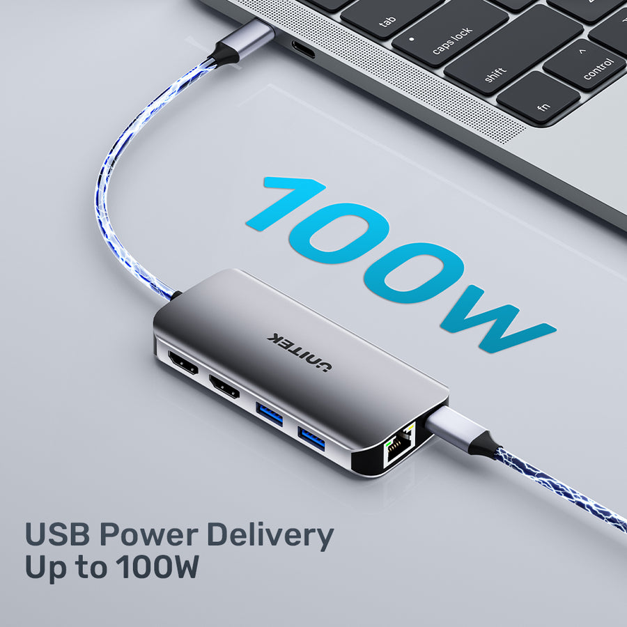 8-in-1 USB-C Hub | UNITEK