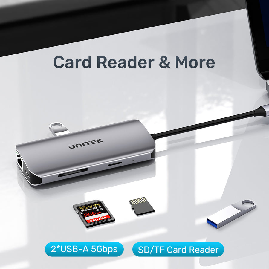 8-in-1 USB-C Hub | UNITEK