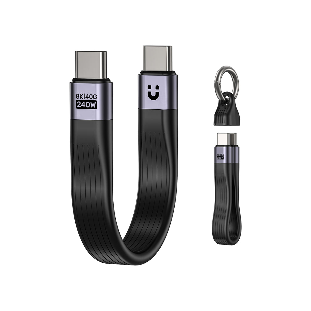 Full-Featured USB4 Keychain Cable with 240W PD | UNITEK