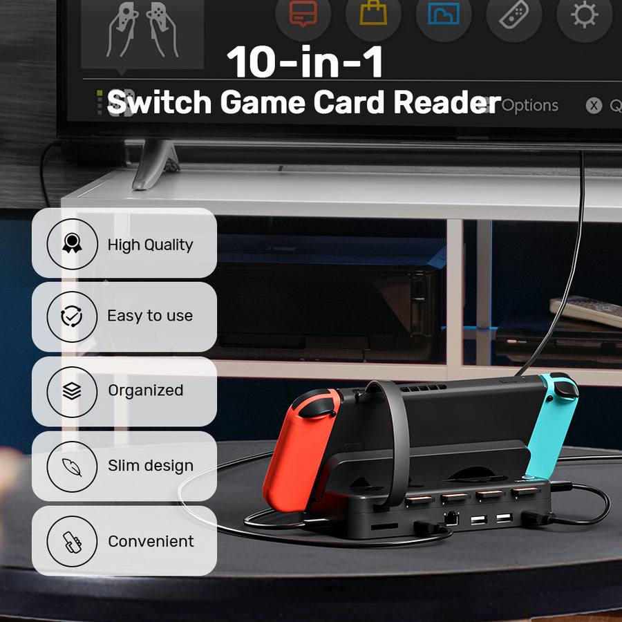 Switch Docking Station with Game Card Reader | UNITEK
