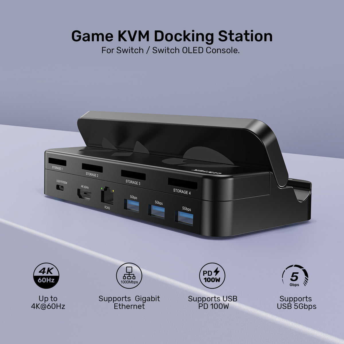 Game KVM Docking Station | UNITEK