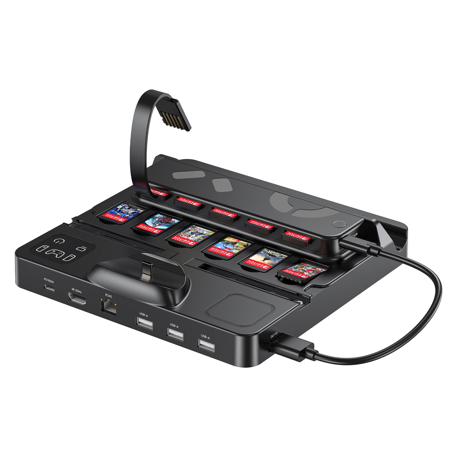 Switch Charging Station with Game Card Reader | UNITEK