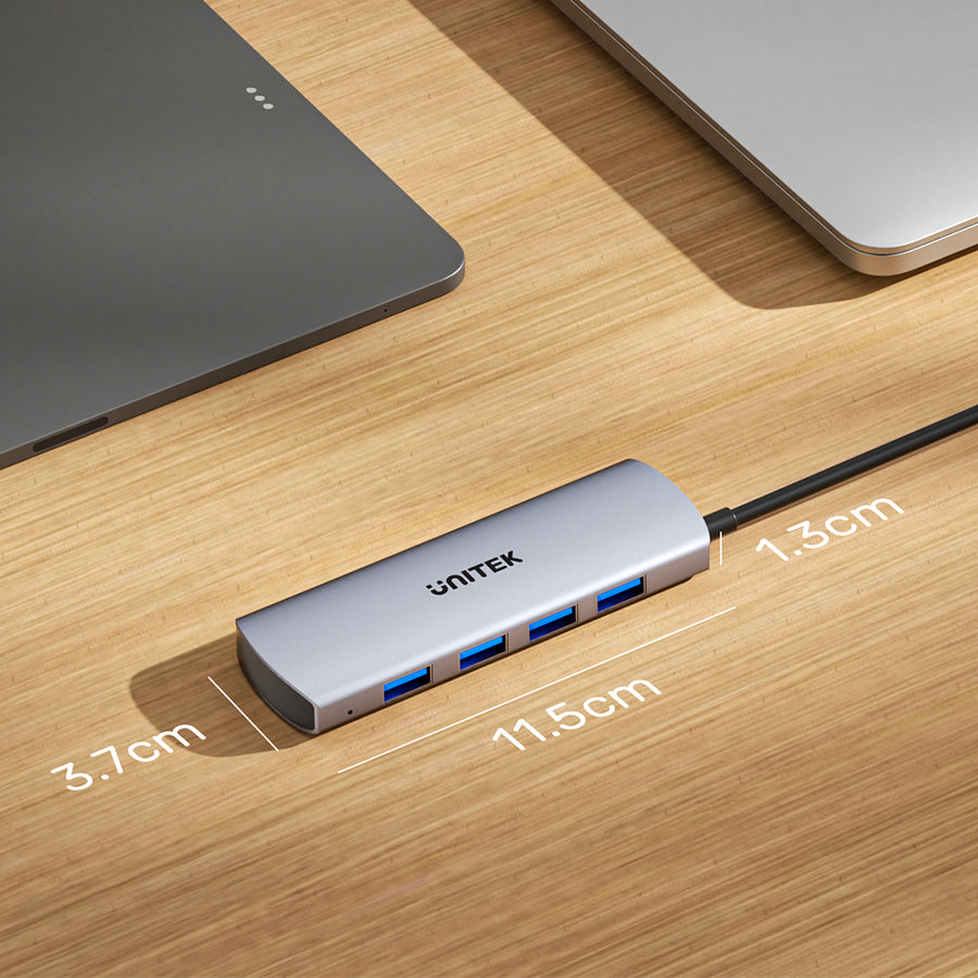 uHUB Q4 4-in-1 10Gbps USB-C Hub with 4 Ports USB-A | UNITEK