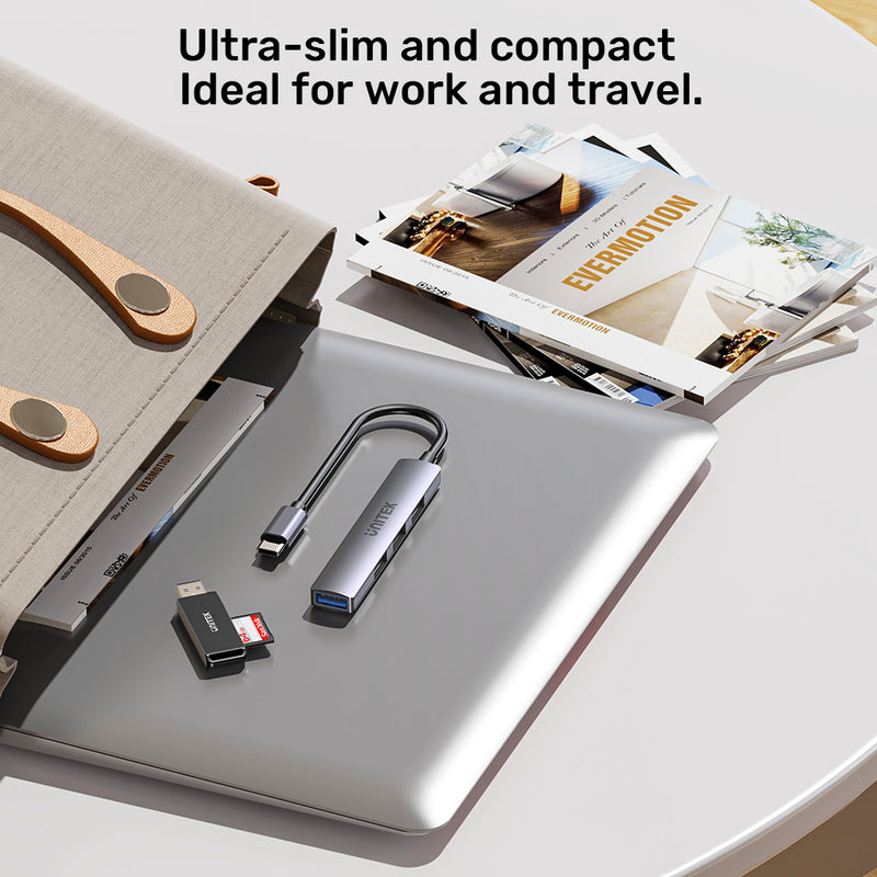 4 in 1 USB C Hub | UNITEK