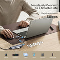uHUB P5+ 5-in-1 USB 5Gbps Hub with SD and Micro SD Card Reader | UNITEK