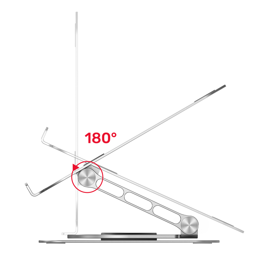 Adjustable Laptop Stand with 360° Rotating Base | UNITEK
