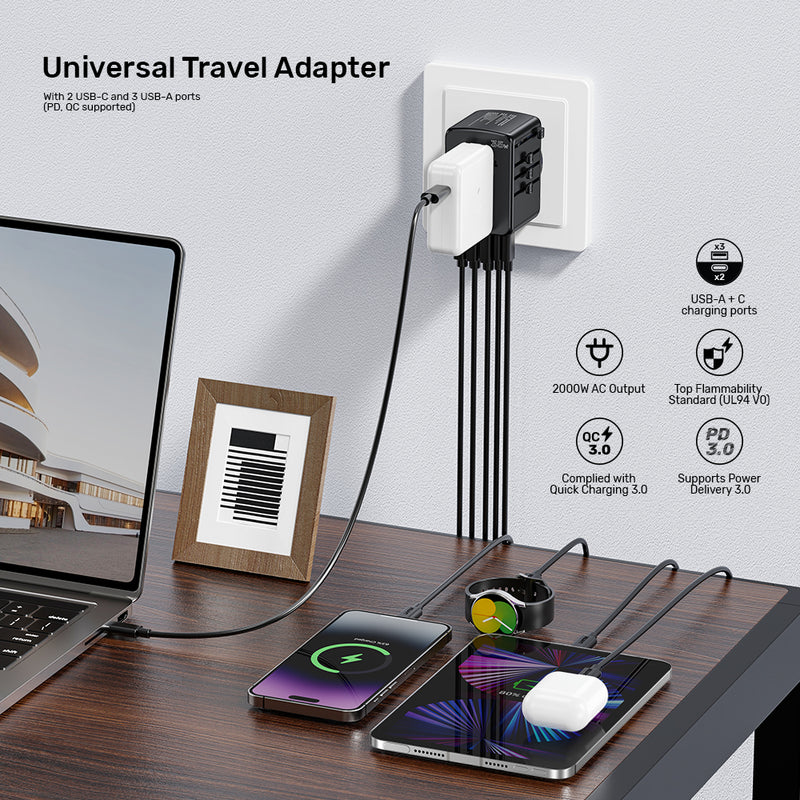 35W Universal Travel Adapter | UNITEK