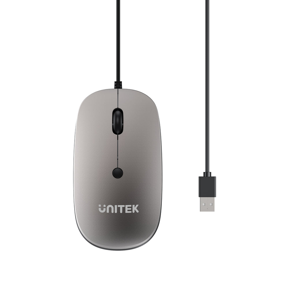 SlimTrack Wired Optical Mouse | UNITEK