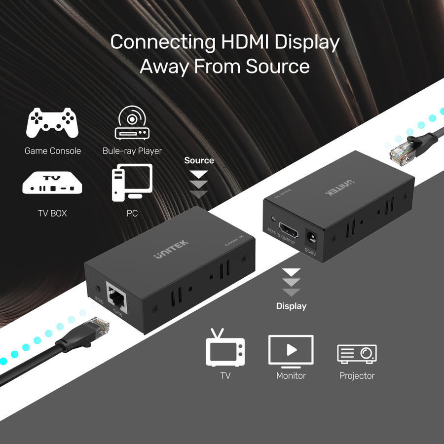 HDMI Extender Over Ethernet | UNITEK
