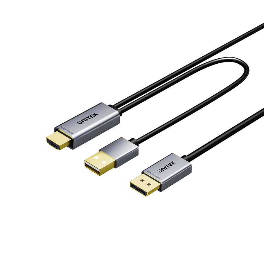 HDMI to DisplayPort 4K Cable 1.8M | UNITEK