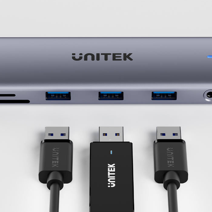 uHUB U11+ 11-in-1 USB-C Hub with Dual Display | UNITEK