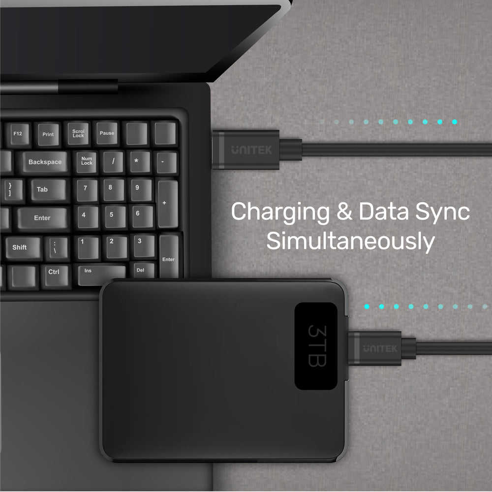 USB-C to Micro USB Charging Cable with Data (USB 2.0) | UNITEK