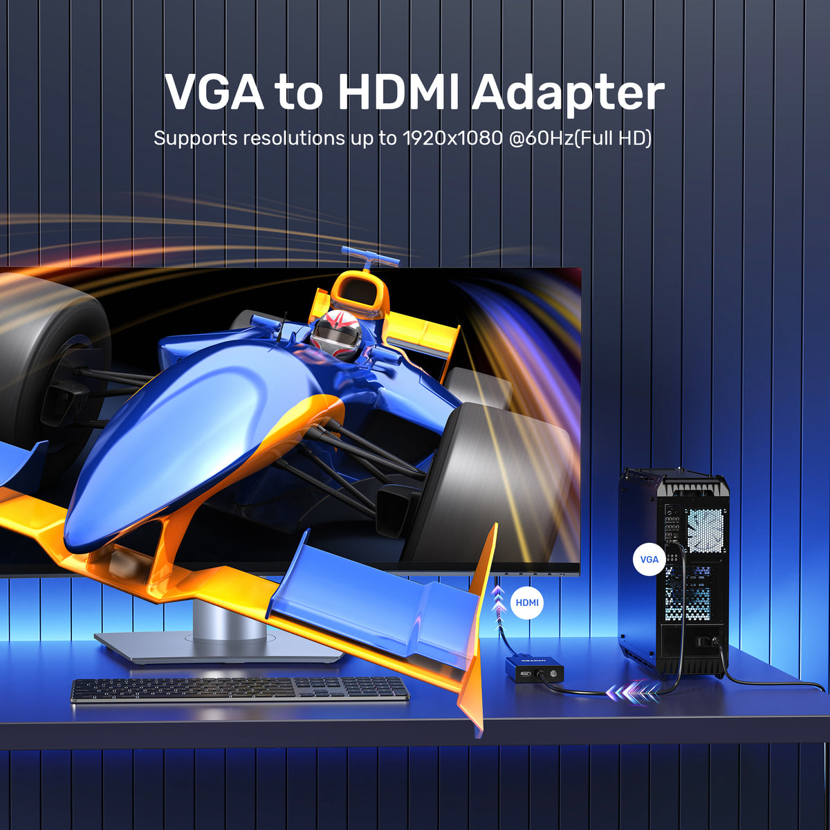 Vga To Hdmi Adapter Unitek 3185