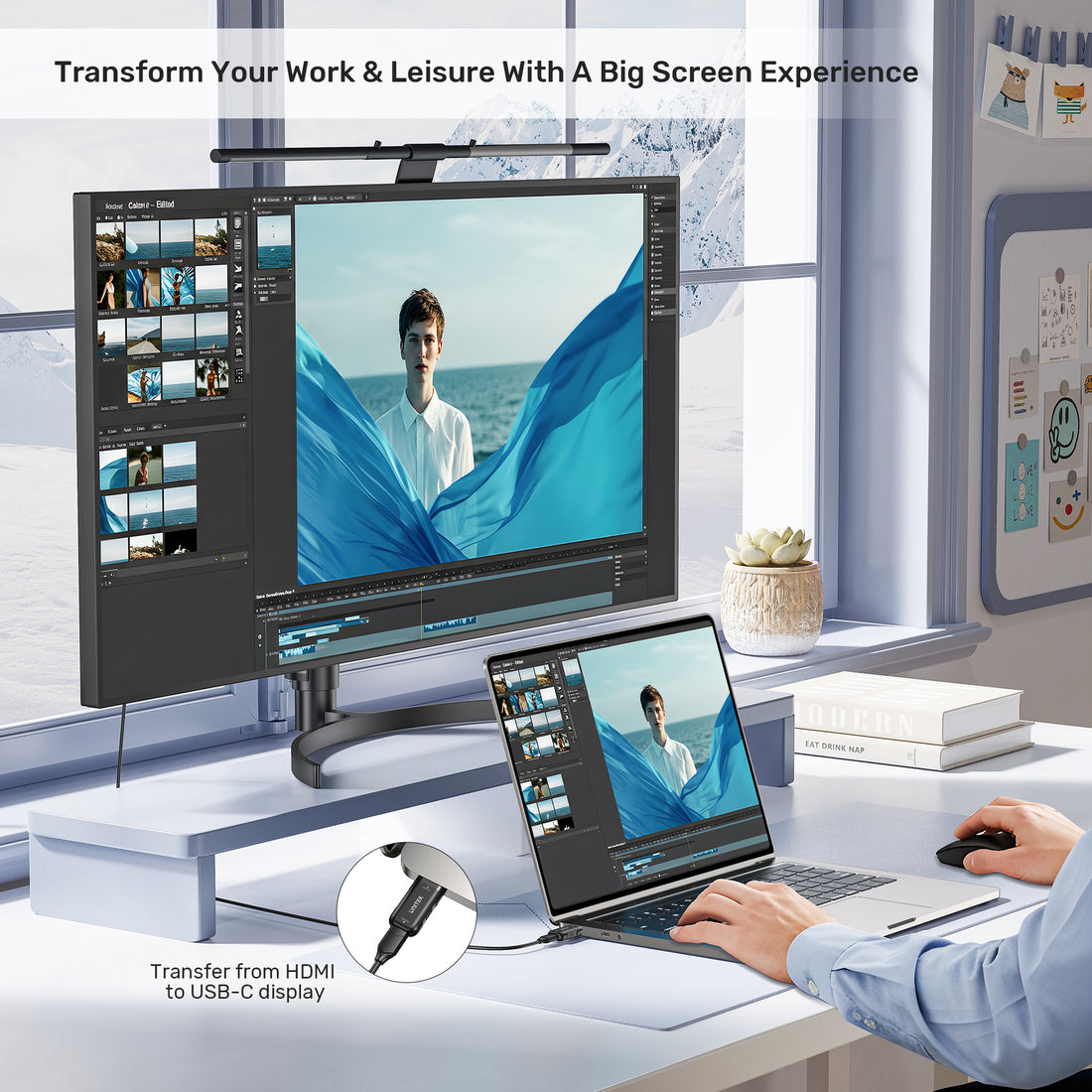 HDMI to USB-C Adapter | UNITEK