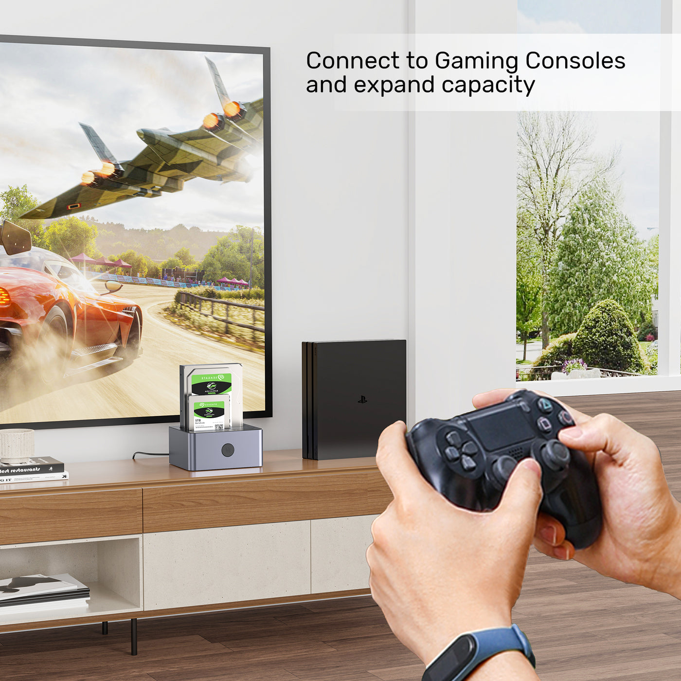 5Gbps Dual-Bay SATA Docking Station