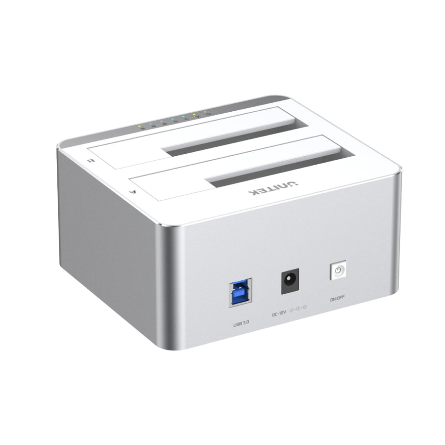 USB 3.0 to SATA III Dual Bay HDD/ SSD Docking Station with UASP & Offl