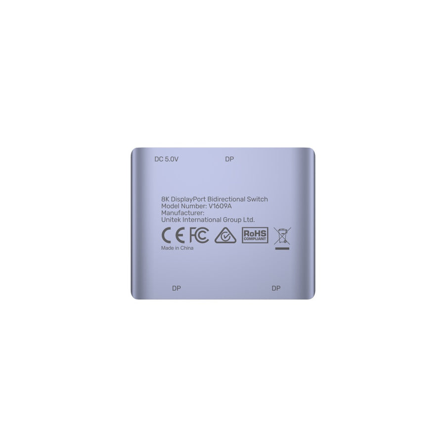 8k Displayport Bidirectional Switch Unitek