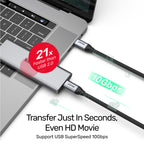 Full-Featured USB-C 100W PD Fast Charging Cable with 4K@60Hz and 10Gbp