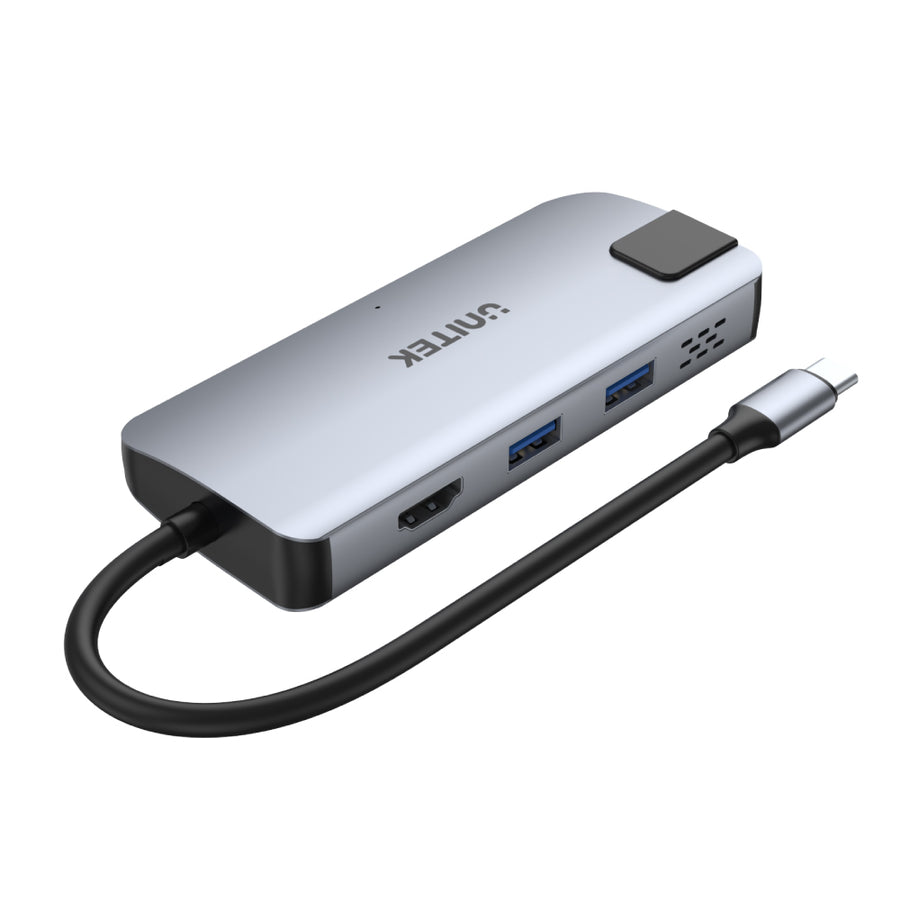 uHUB P5+ 5-in-1 USB-C Ethernet Hub with HDMI and 100W Power Delivery